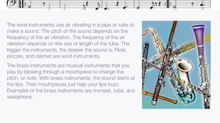 Report Text - Musical instruments | PPT