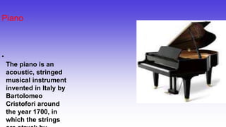 Musical instruments! | PPTX