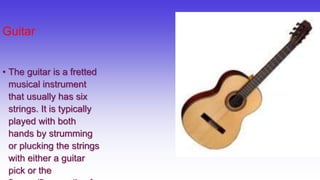 Musical instruments! | PPTX