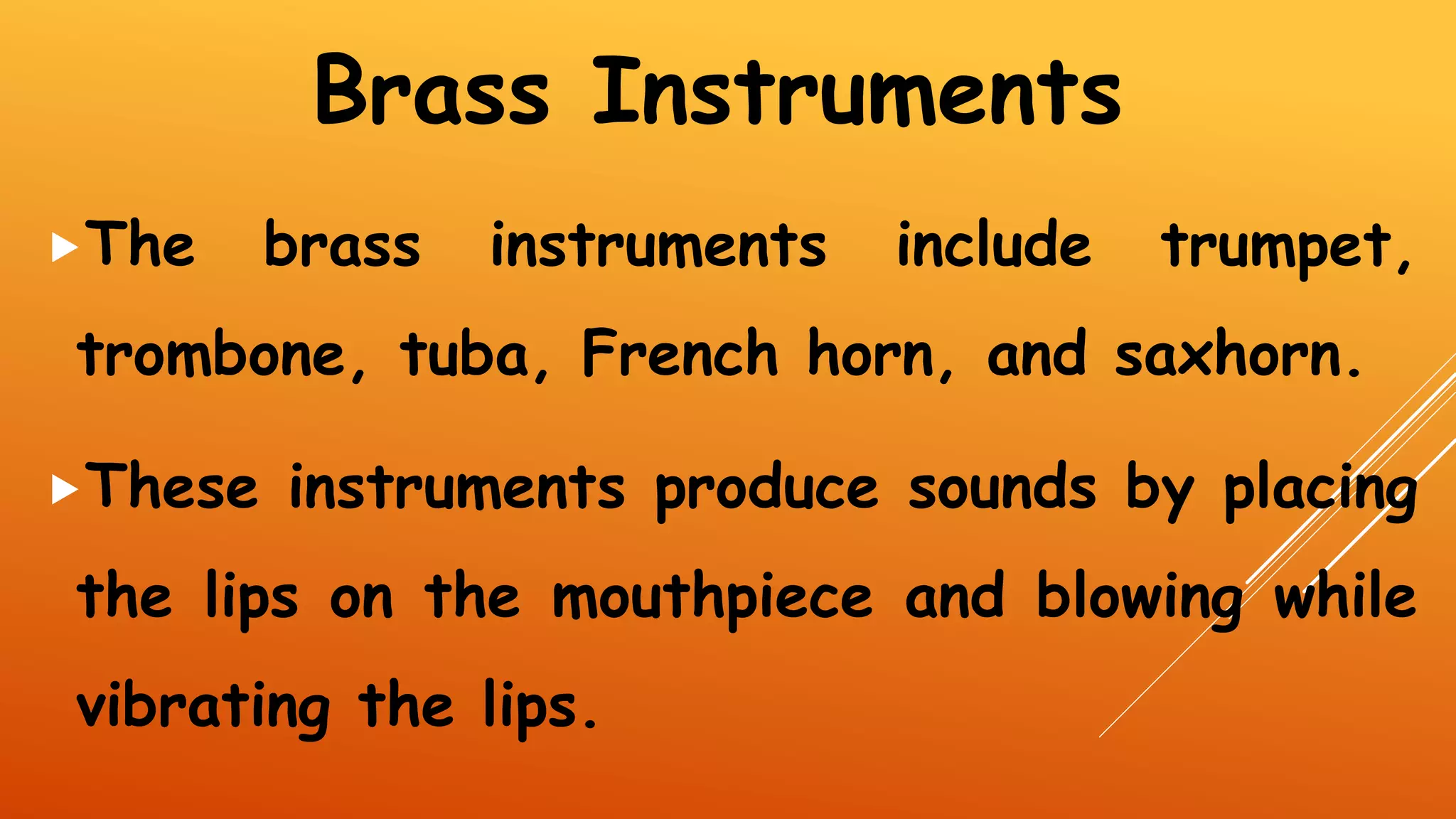 Musical instruments | PPTX