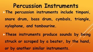 Musical instruments | PPTX