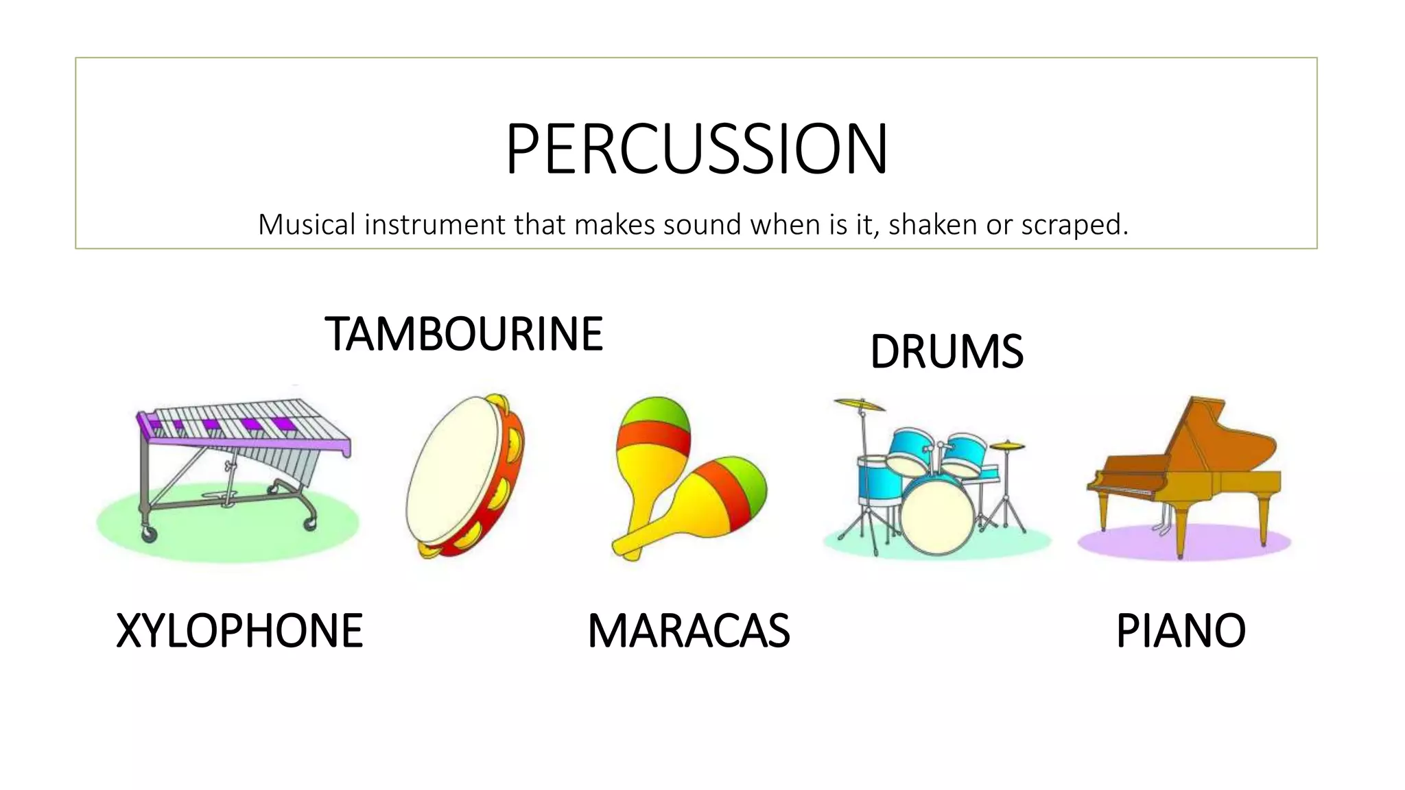 MUSICAL INSTRUMENTS | PPTX