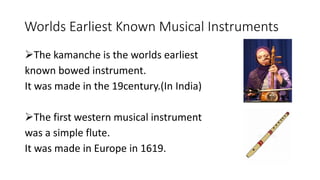 Musical instruments | PPTX