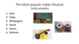 Musical instruments | PPTX