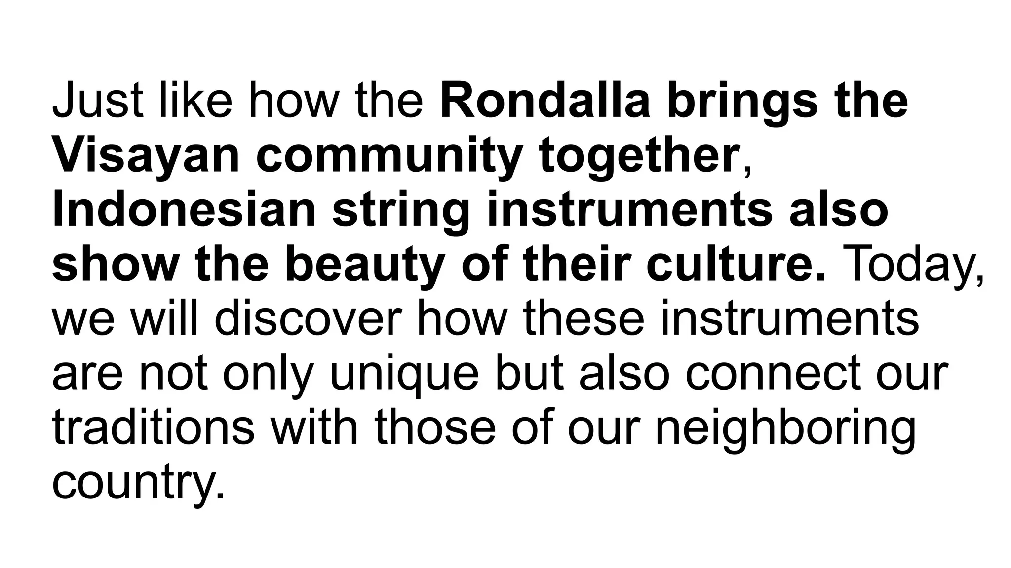 Musical Instruments in Visayas and Indoneisa | PPTX