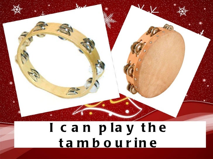 Musical instruments at christmas time