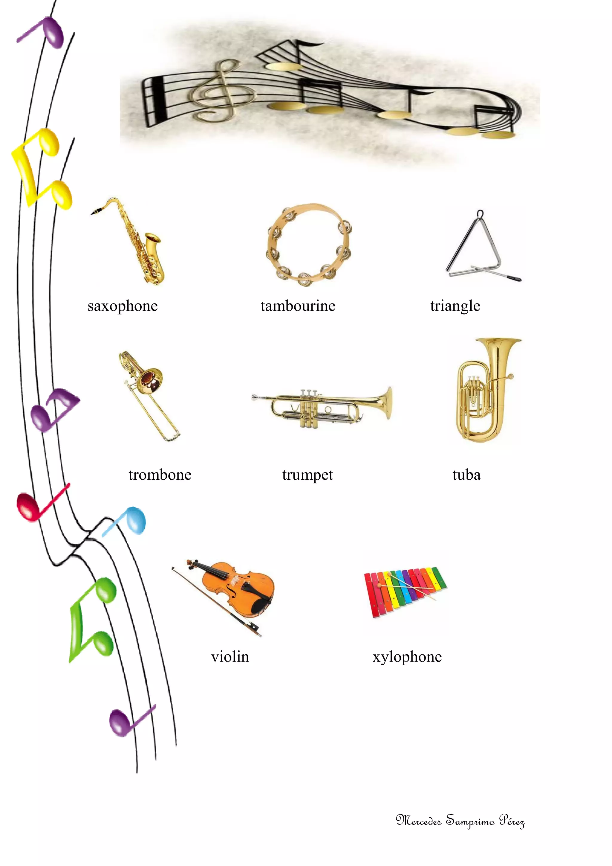 Musical instruments handout | PDF
