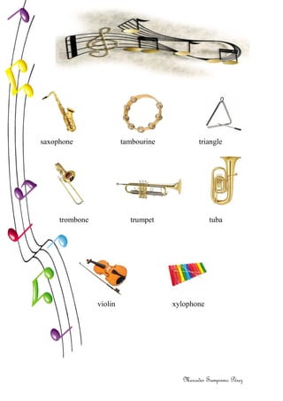 Musical instruments handout | PDF