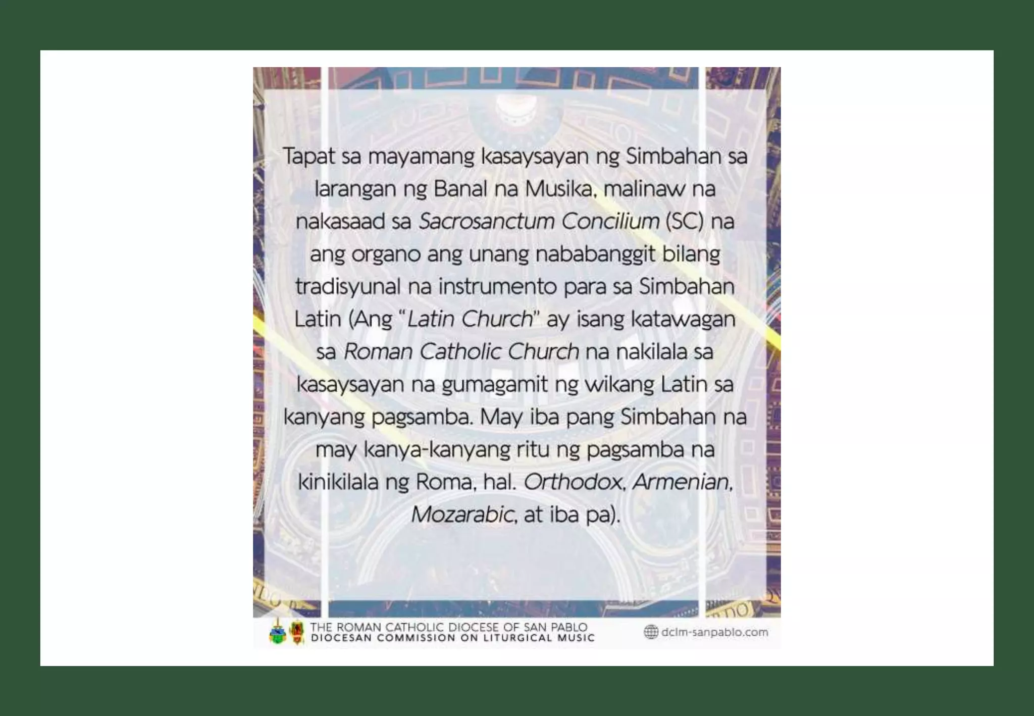 Musical Instruments in the Catholic Church.pptx