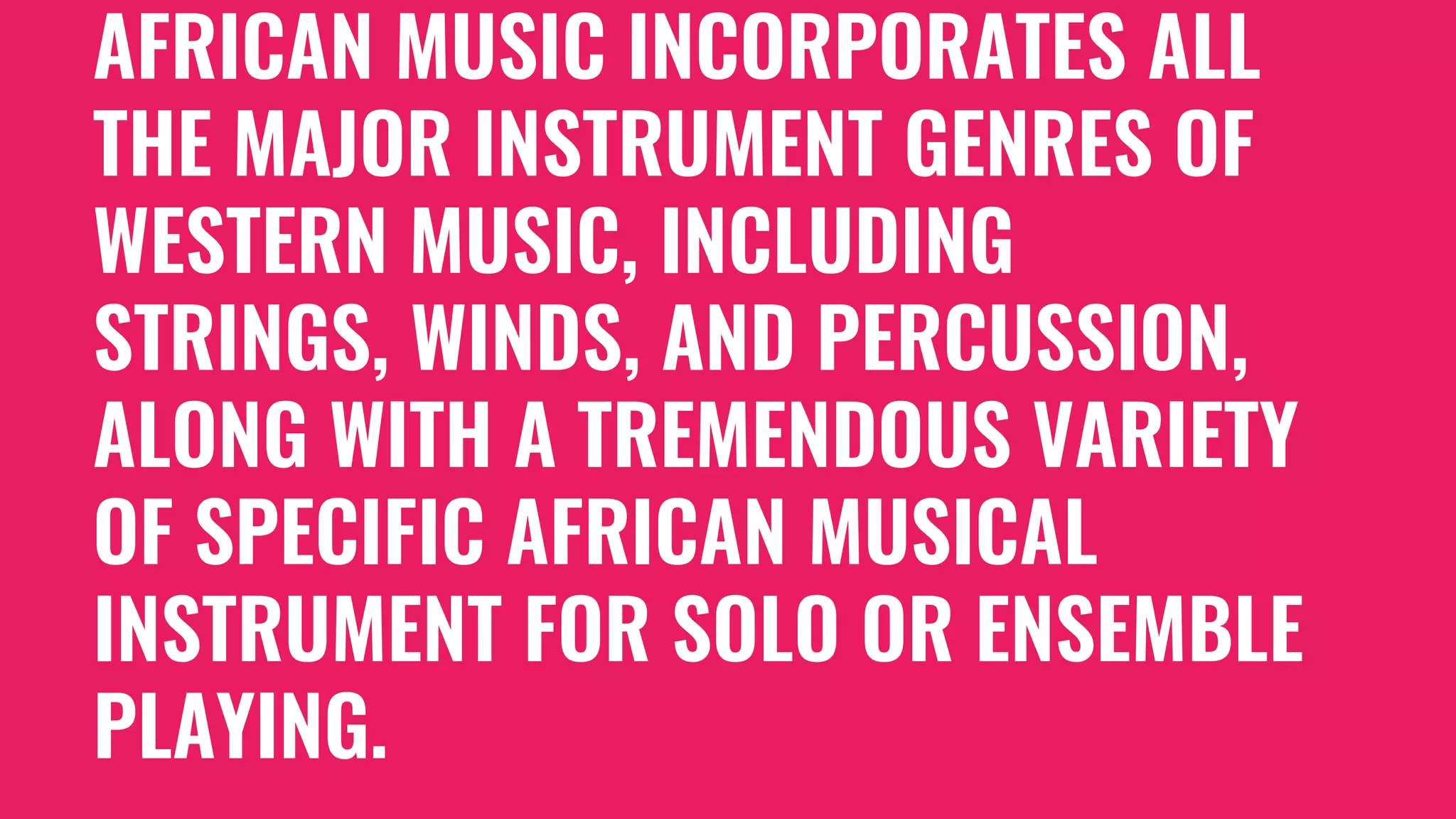 Musical instruments( Idiophones ) of Africa | PPTX