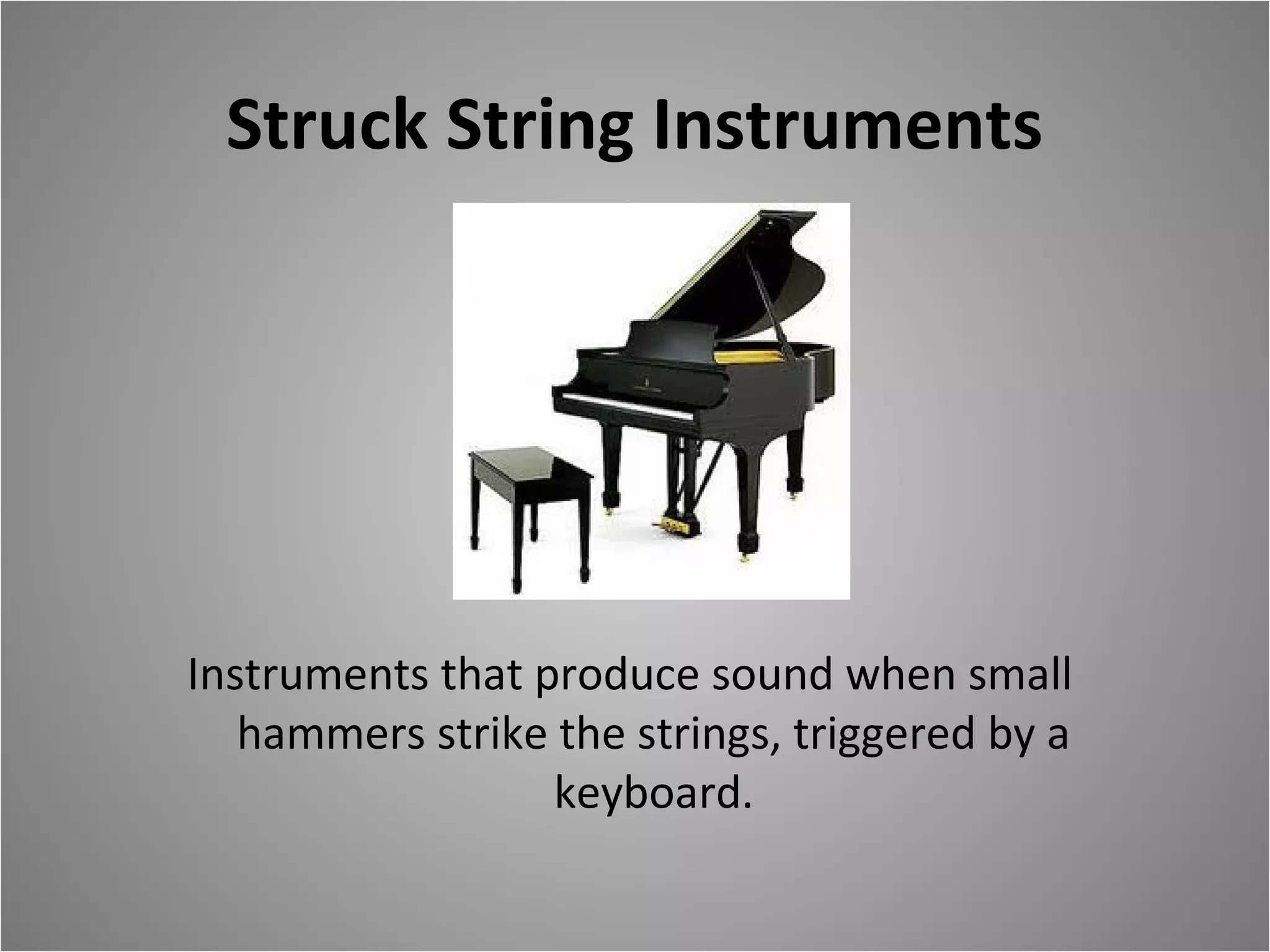 Musical instruments presentation | PPT