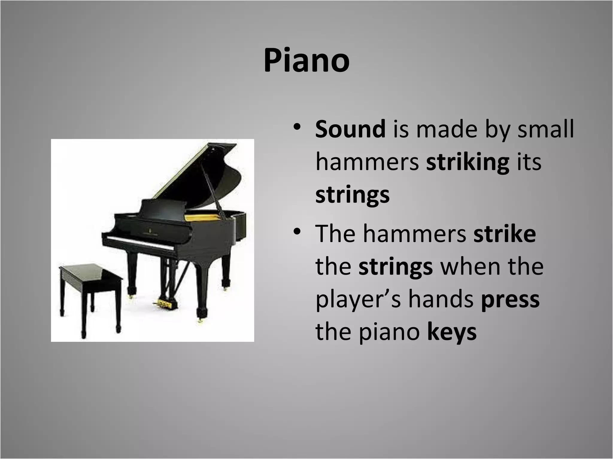 Musical instruments presentation | PPT
