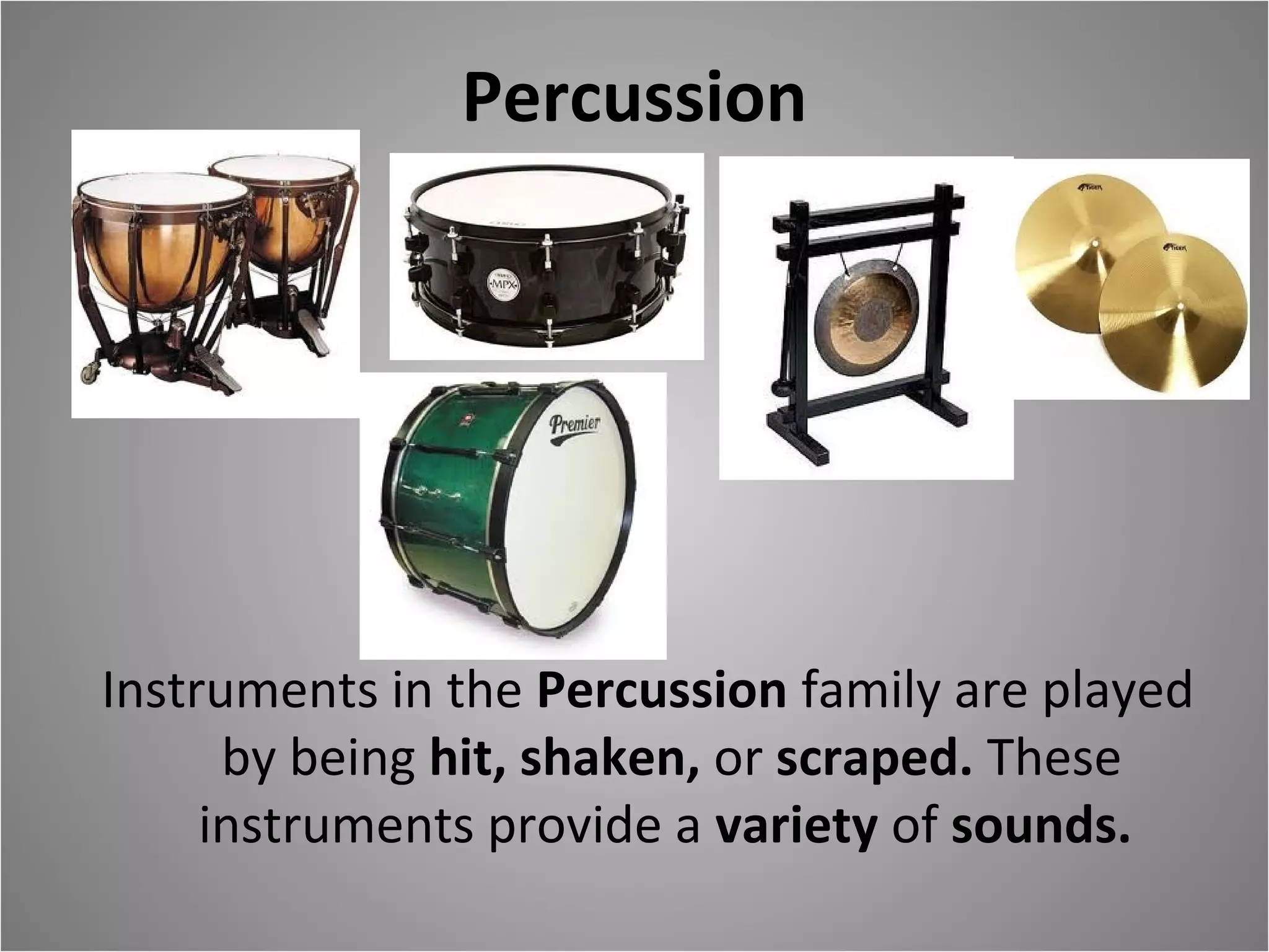Musical instruments presentation | PPT