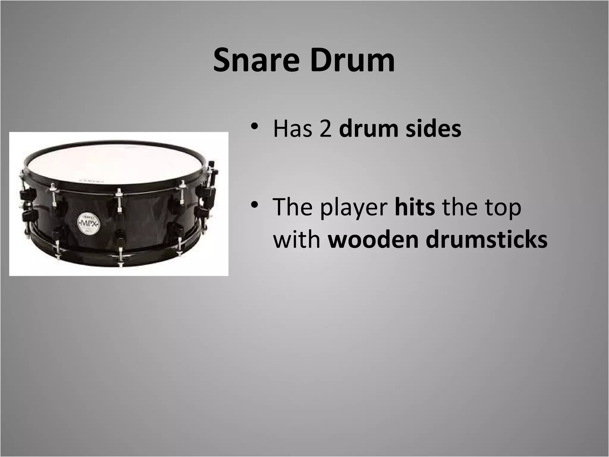 Musical instruments presentation | PPT