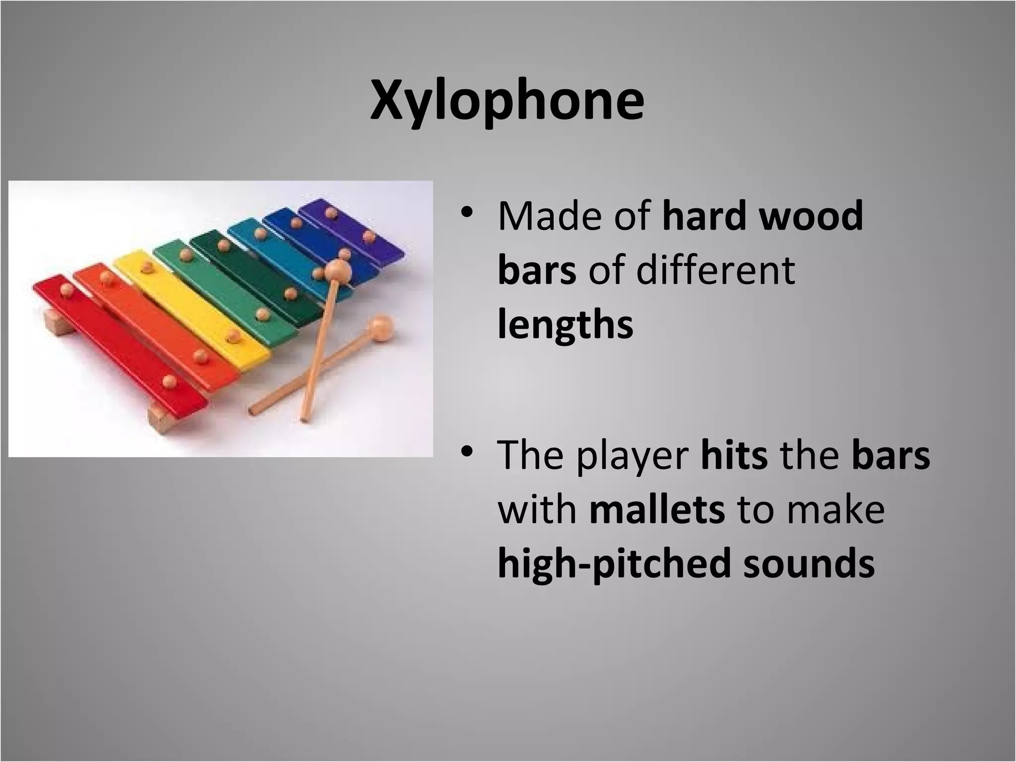 Musical instruments presentation | PPT