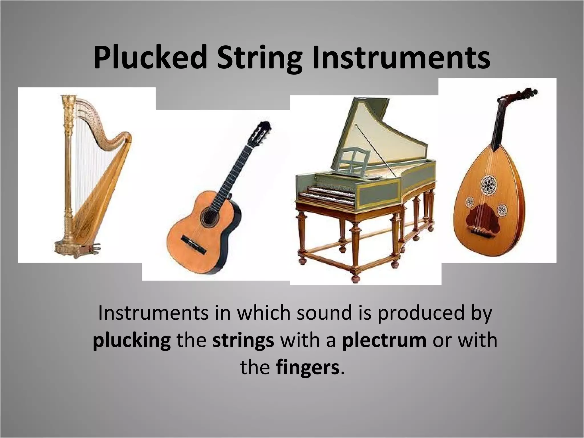 Musical instruments presentation | PPT