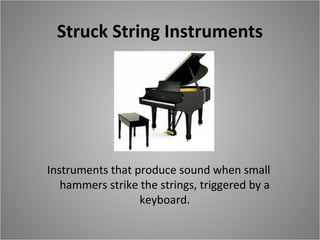 Musical instruments presentation | PPT