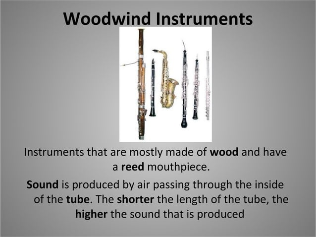 Musical instruments presentation | PPT