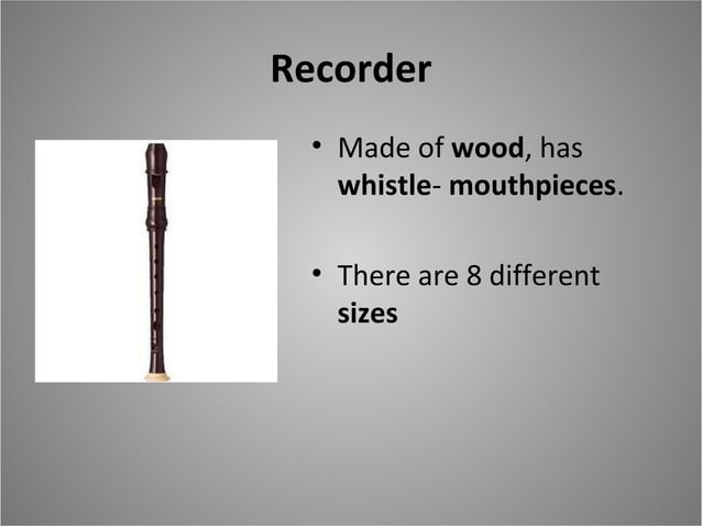 Musical instruments presentation | PPT
