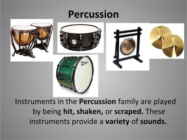Musical instruments presentation | PPT