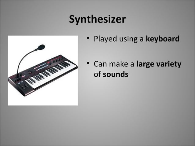 Musical instruments presentation | PPT