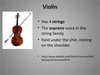 Musical instruments presentation | PPT