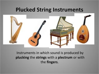 Musical instruments presentation | PPT