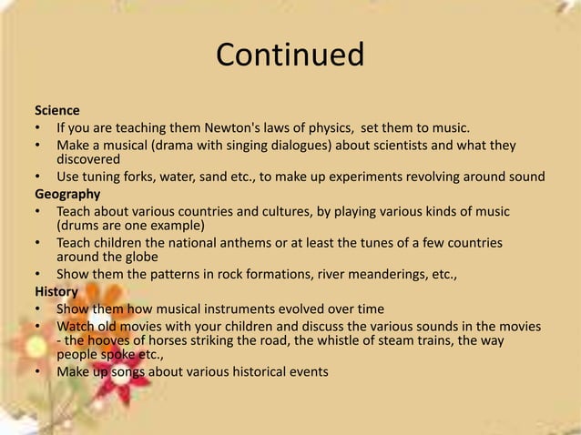 Musical intelligence | PPTX | Children\'s Music | Music