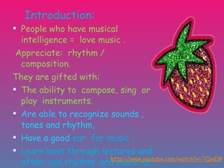 Musical Intelligence Ppp | PPT