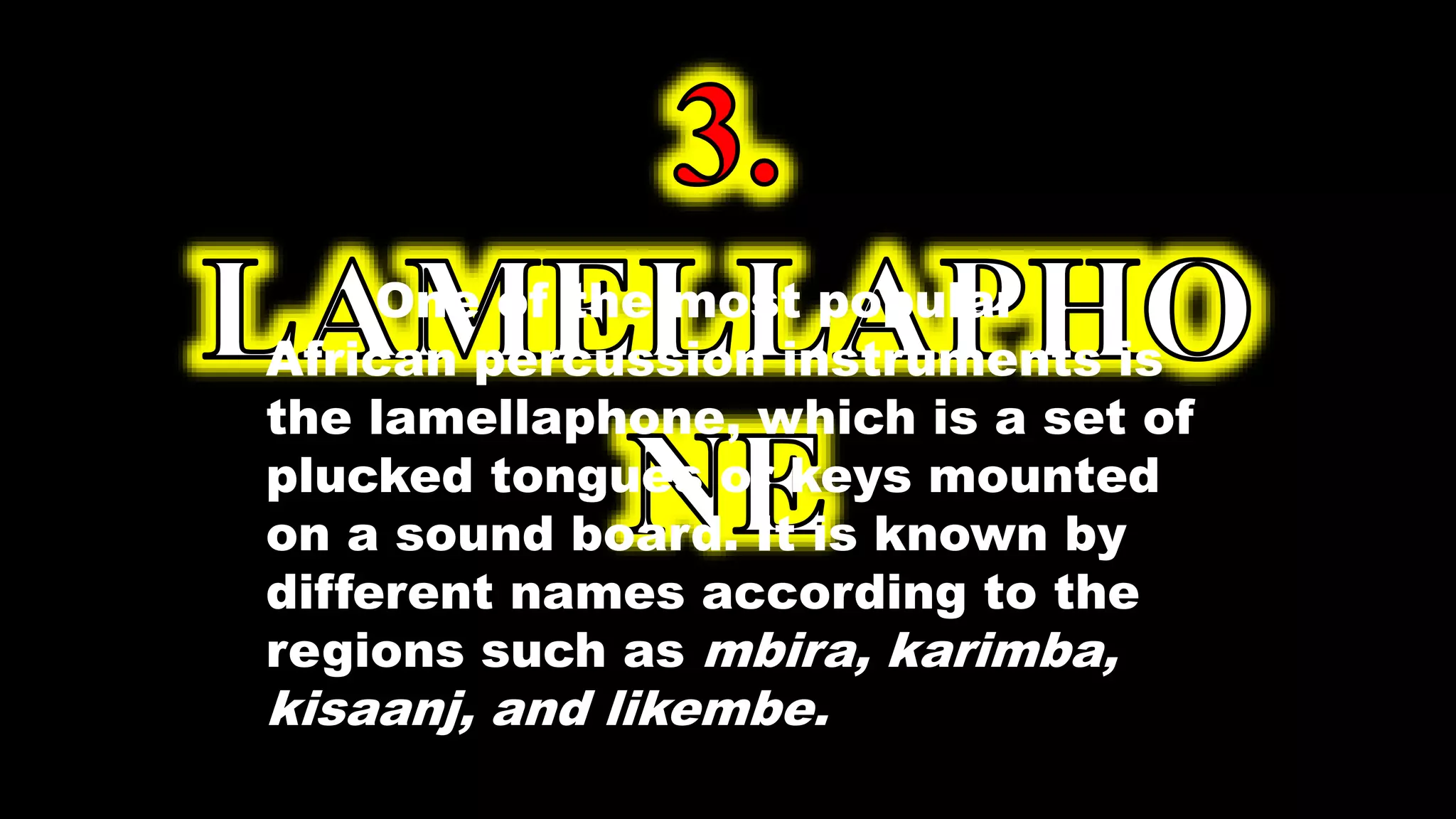 Musical intrument of Africa | PPTX