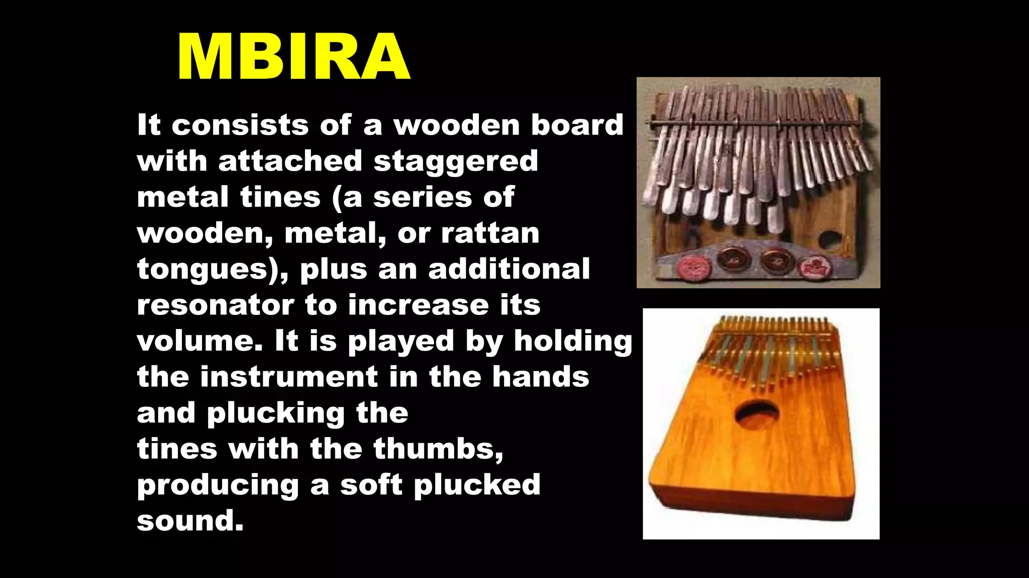 Musical intrument of Africa | PPTX