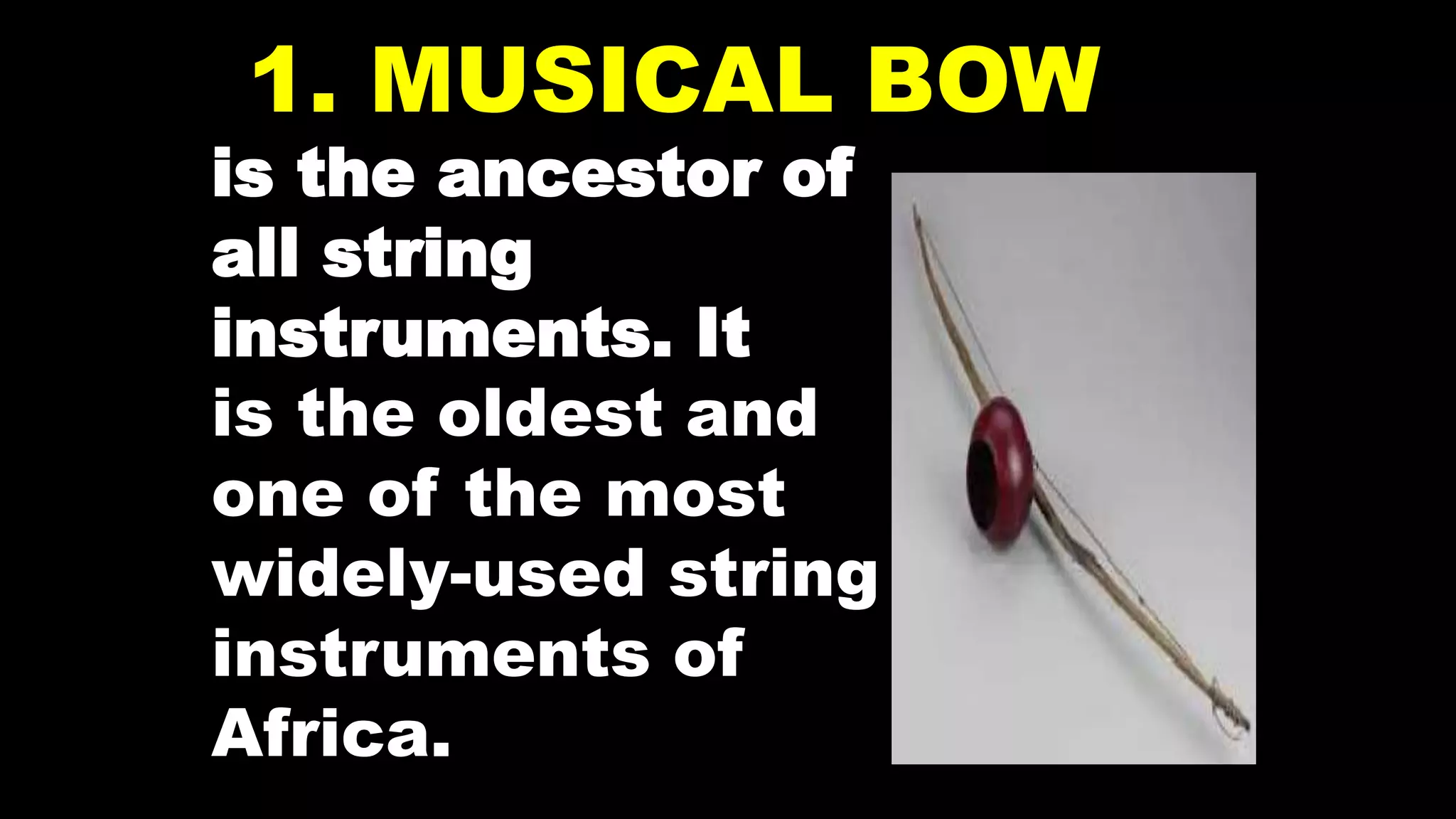 Musical intrument of Africa | PPTX