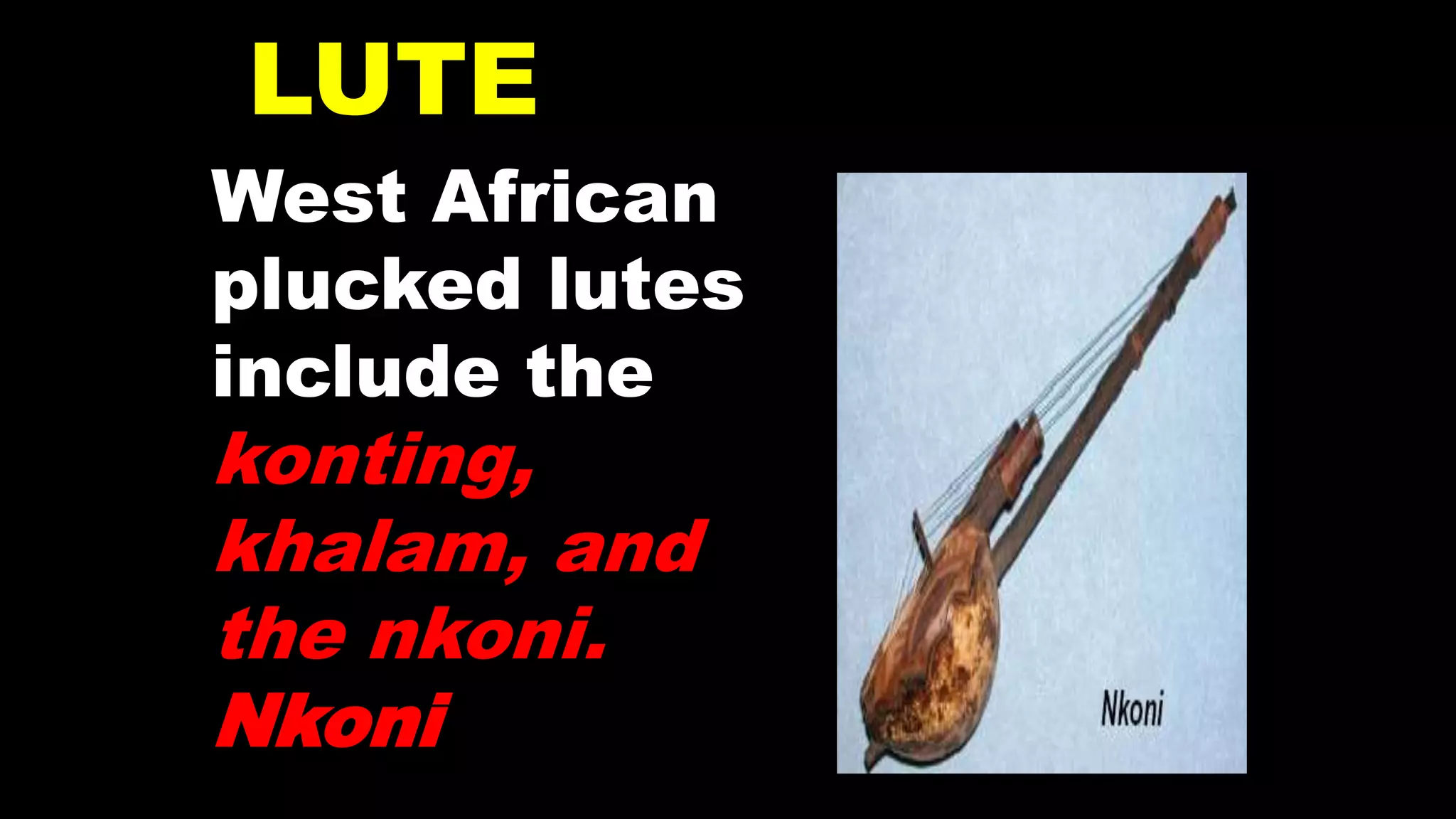 Musical intrument of Africa | PPTX