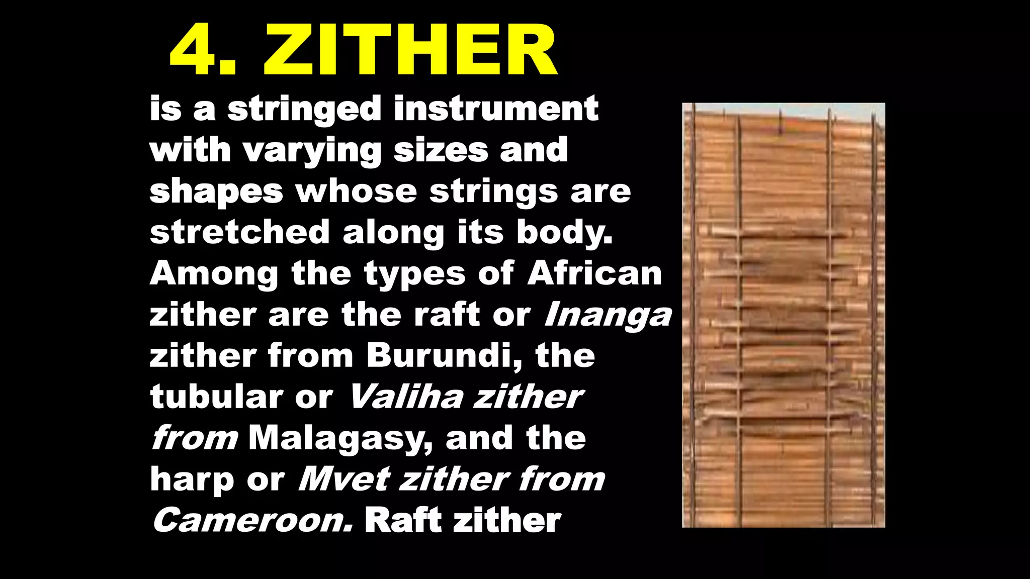 Musical intrument of Africa | PPTX