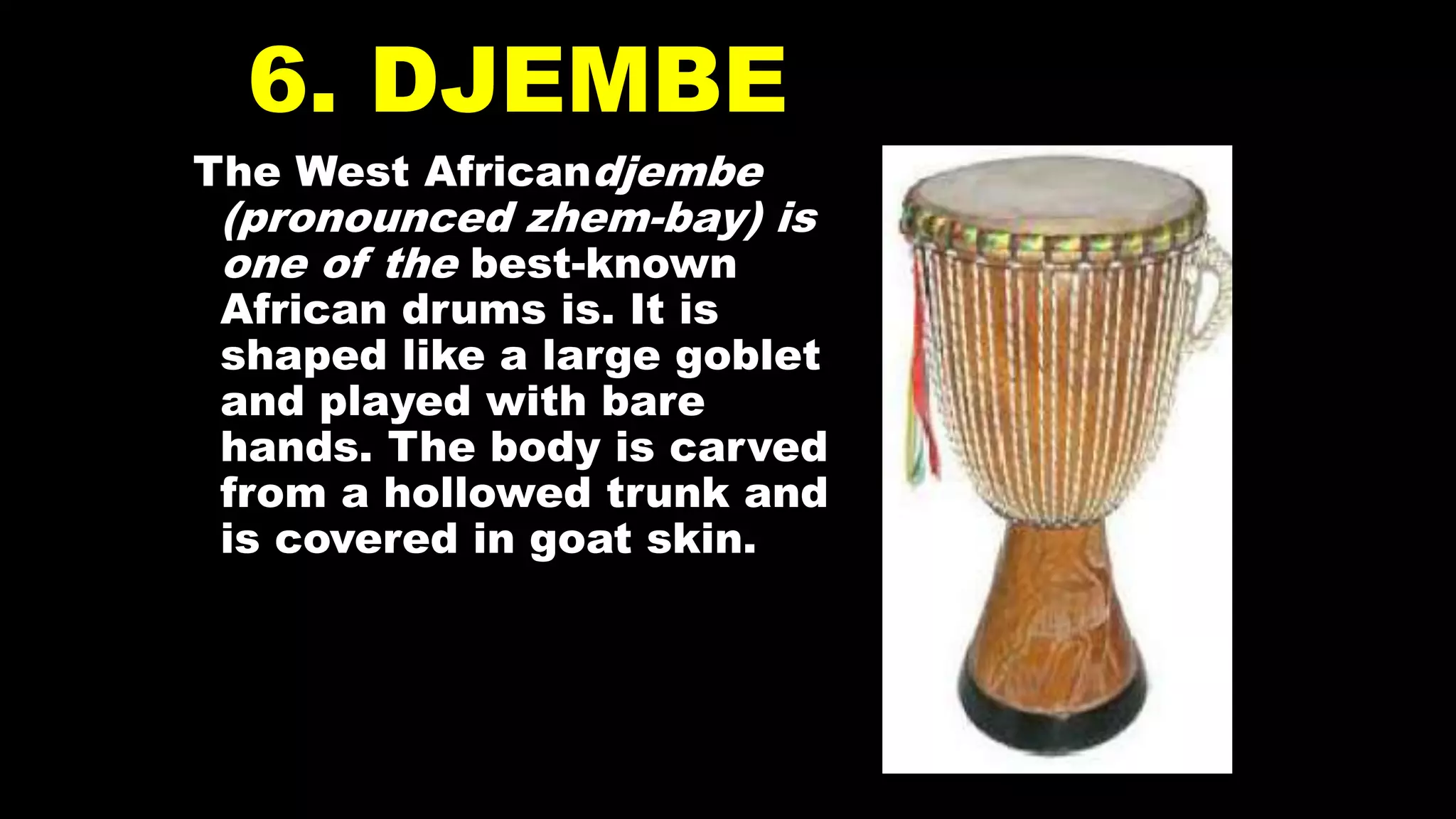 Musical intrument of Africa | PPTX