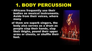 Musical intrument of Africa | PPTX