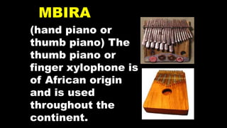 Musical intrument of Africa | PPTX