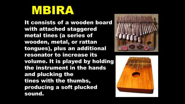 Musical intrument of Africa | PPTX | Music | Entertainment