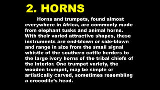 Musical intrument of Africa | PPTX