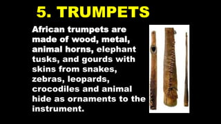 Musical intrument of Africa | PPTX
