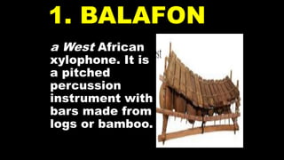 Musical intrument of Africa | PPTX