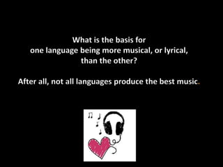 World's most musical languages | PDF