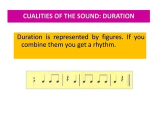 Musical languaje: qualities of the sound | PPT