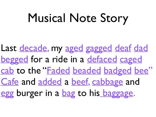 Musical Note Story - Junior