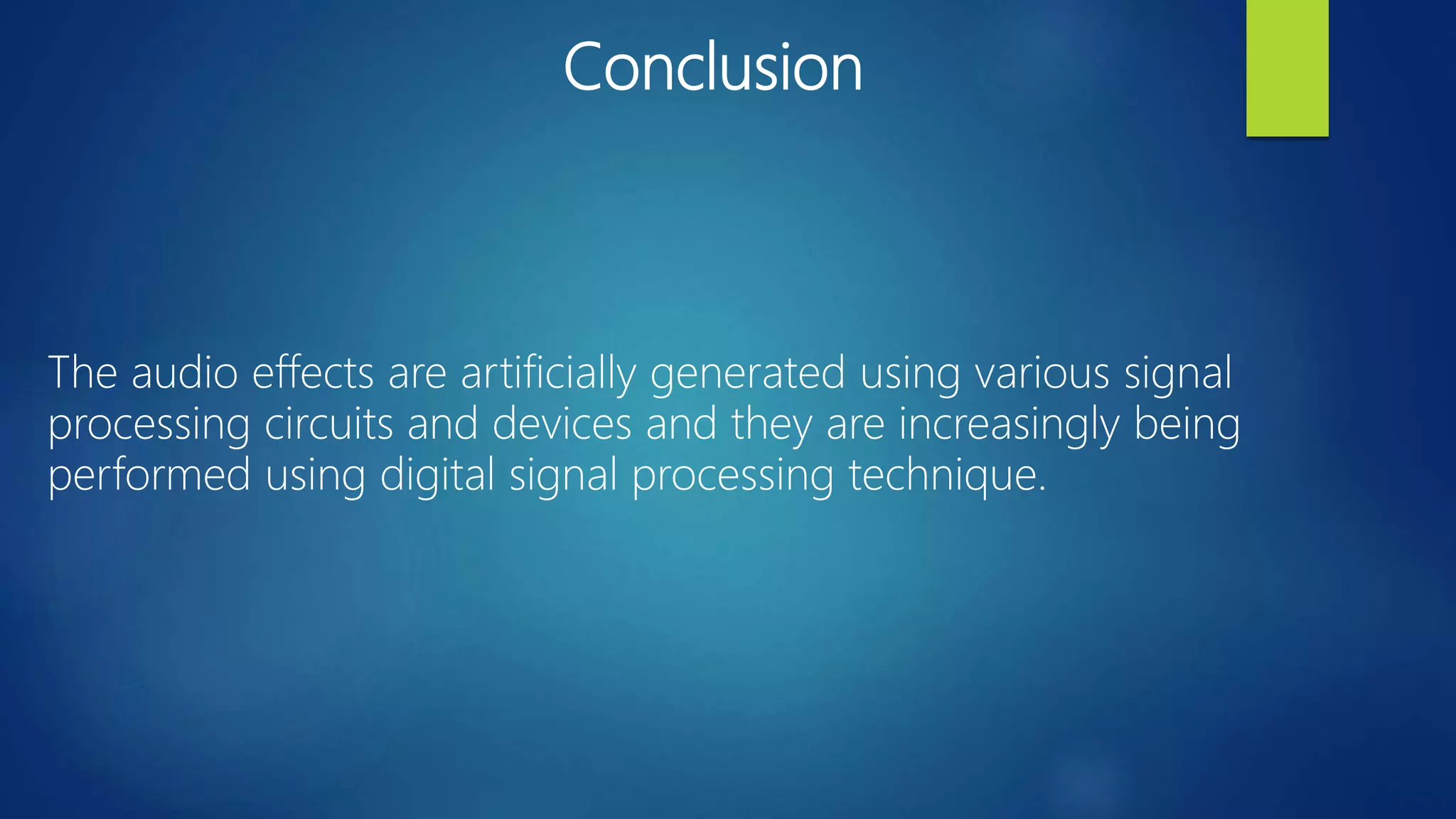 Musical signal processing | PPTX