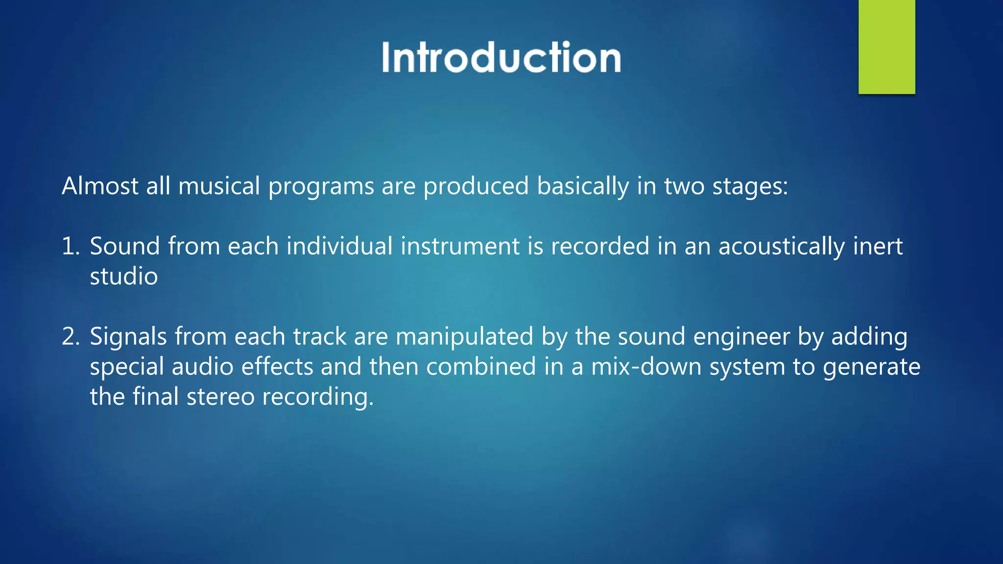Musical signal processing | PPTX | Digital Audio | Computer Software and Applications