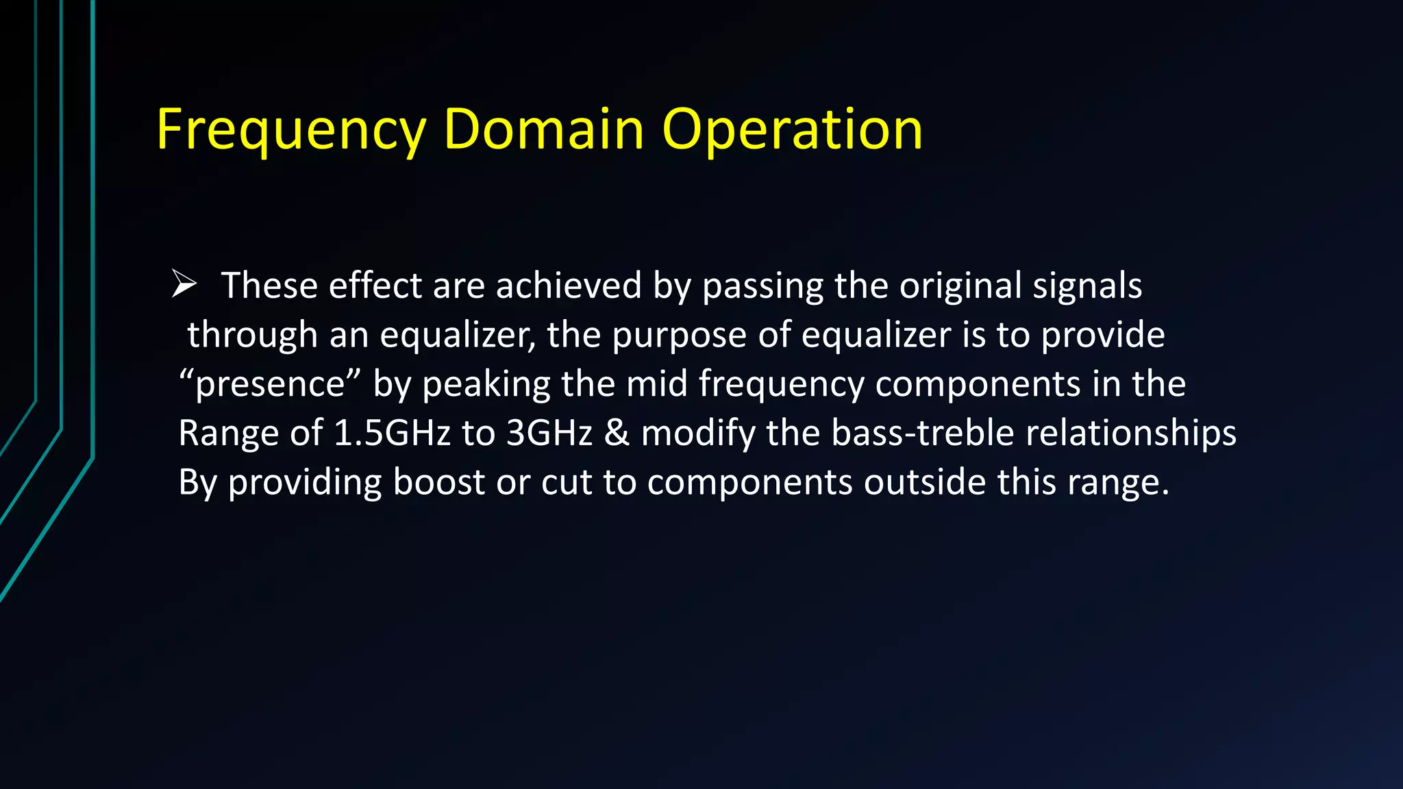 Musical sound processing | PPTX