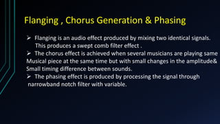 Musical sound processing | PPTX