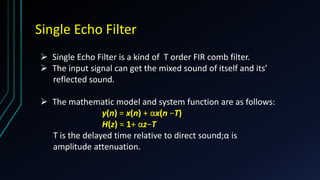 Musical sound processing | PPTX