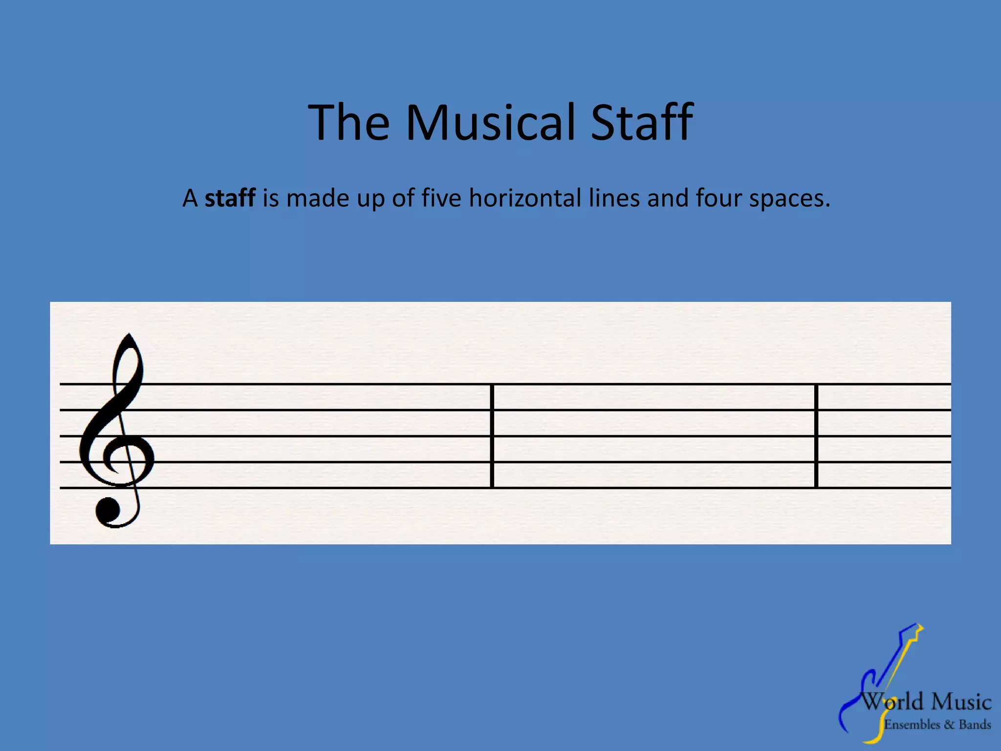 Musical staff | PPTX